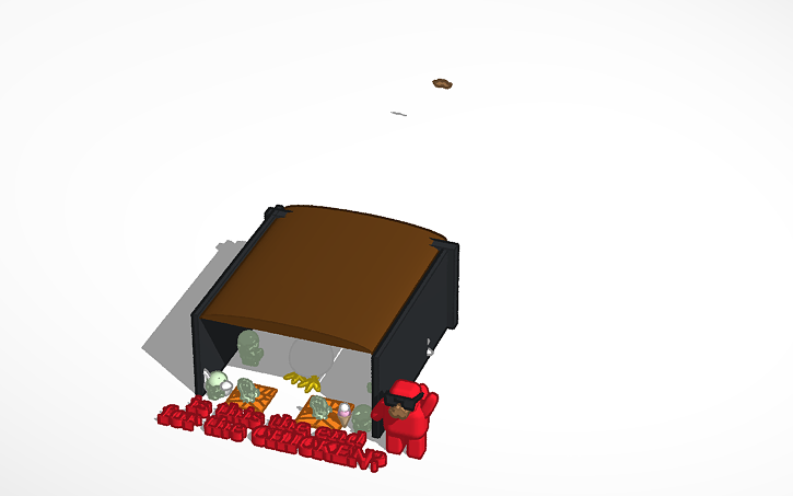 3D design Spooky Graveyard - Tinkercad