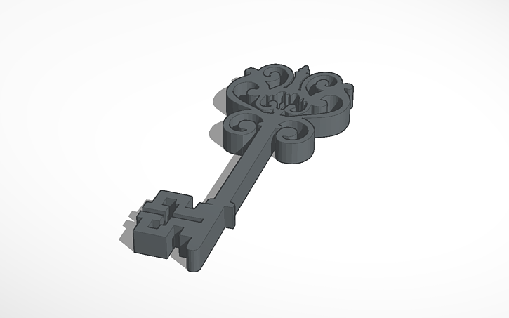 3D design Key - Tinkercad
