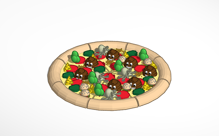 3D design Tasty Pizza | Tinkercad