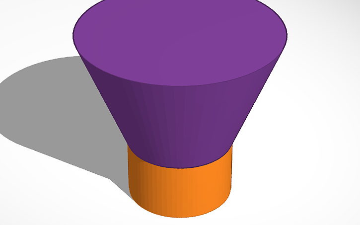 3D design Wide-mouth funnel | Tinkercad