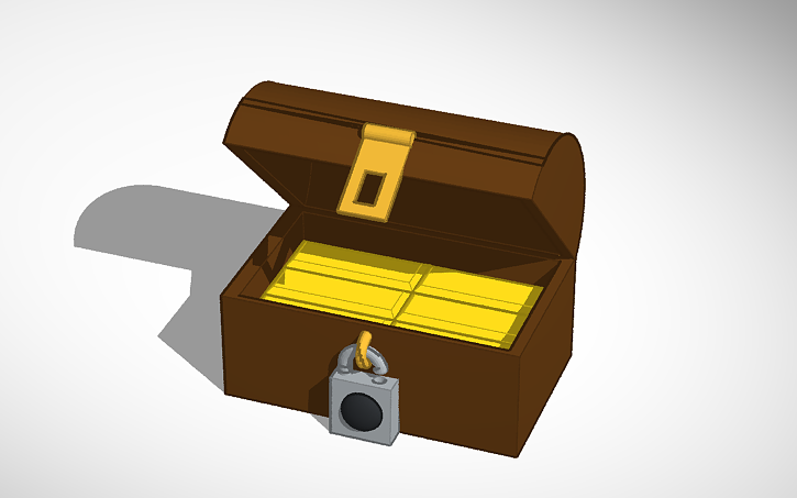 3D design Treasure Chest | Tinkercad
