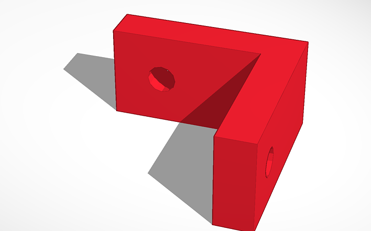 3D design bracket - angle - Tinkercad