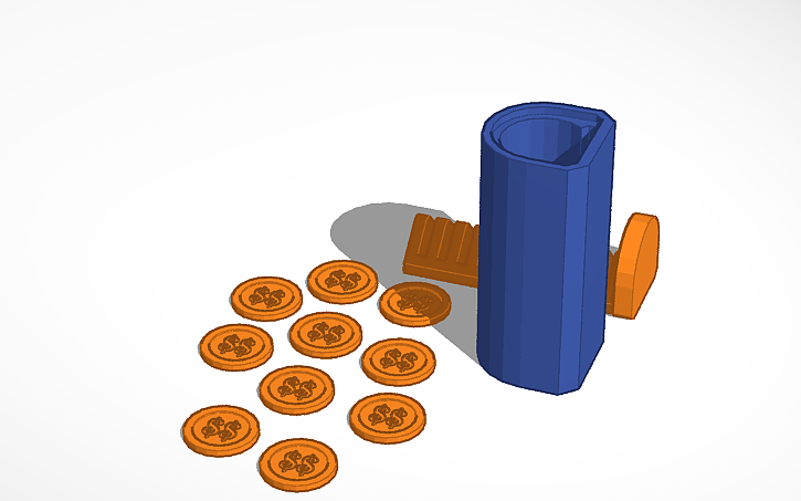 3D design Small Coin Drawer - Tinkercad