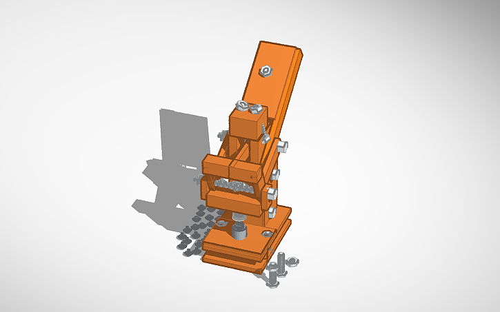 3D design My Attempt of a Rivet Press: Nuts and Bolts Challenge | Tinkercad