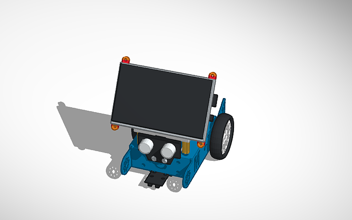 3D design Diseño de mbot 3D con pantalla HDMI - Tinkercad