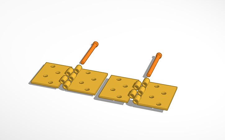 3D design Copy door hinge | Tinkercad