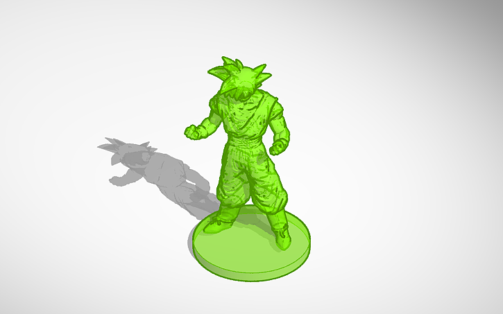 3D design Goku - Tinkercad
