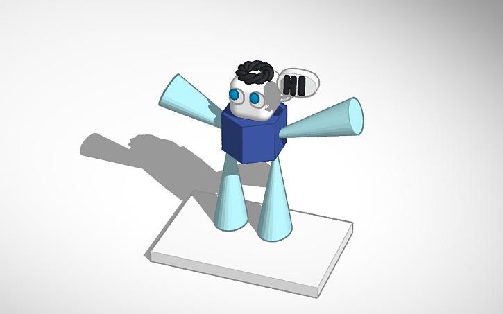 3D design iRobot - Tinkercad