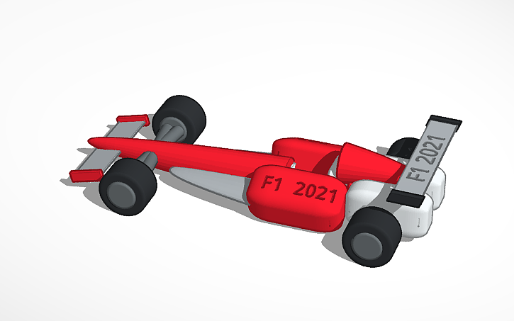 3d Design Formula 1 Race Car My Best Creation Tinkercad