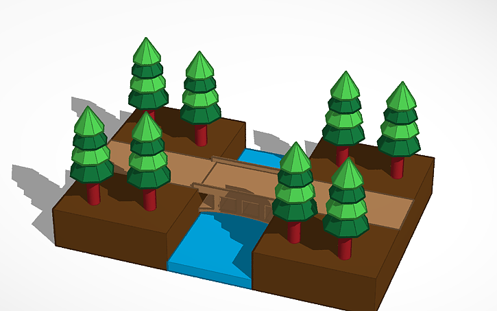 3D design BRIDGE - Tinkercad