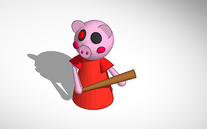 3D design Roblox Piggy Model - Tinkercad