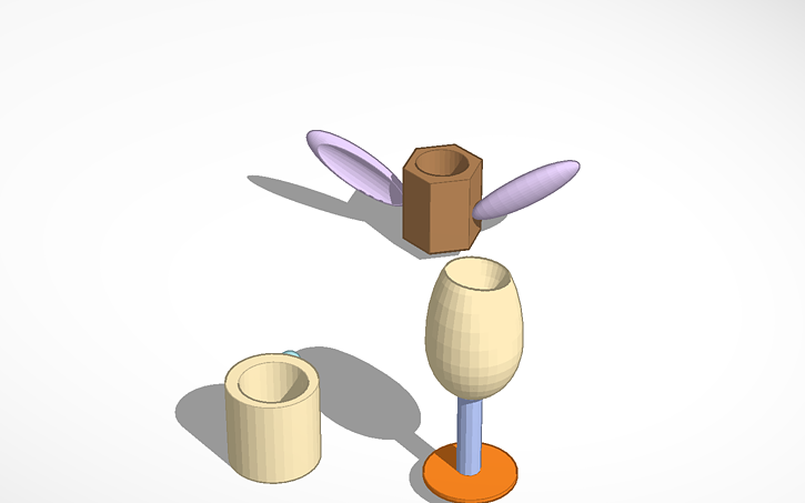 3d Design Cups Tinkercad