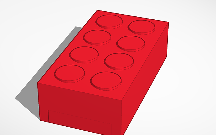 3D design Lego Brick - Tinkercad