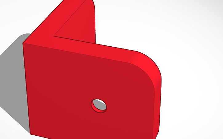 3D design angle bracket - Tinkercad
