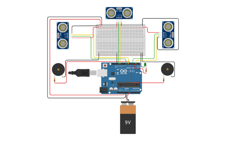 Circuit design PROJECT MODEL-3 | Tinkercad