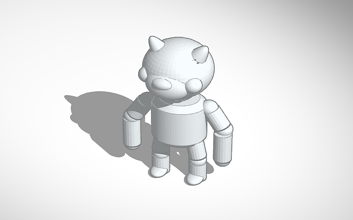 3D design Humanoid_Cat_Mini_Figurine | Tinkercad
