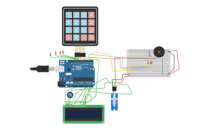 Circuit design Pregunta 4 - Tinkercad