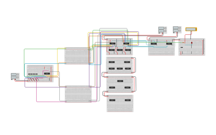 Circuit design Hex_7-segment - Tinkercad
