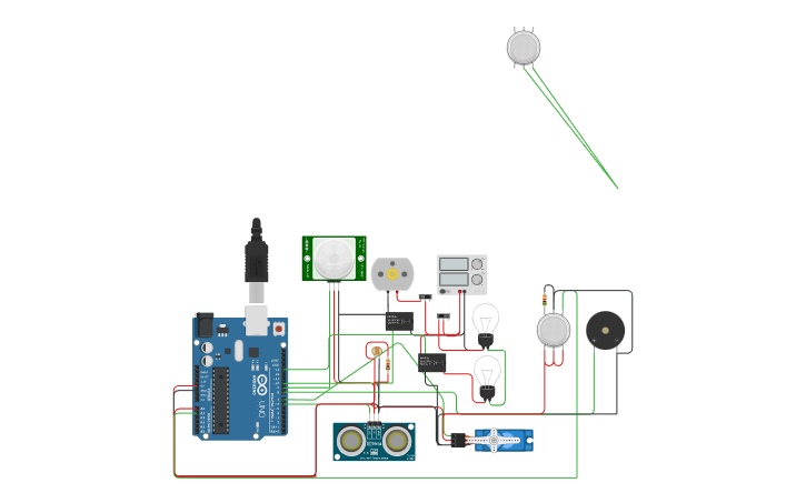 Circuit design Smart Home Automation | Tinkercad