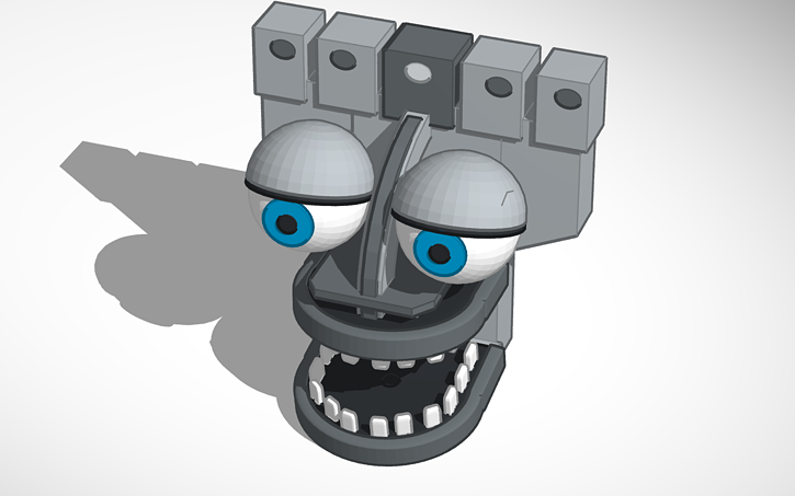3D design Endoskeleton Head - Tinkercad