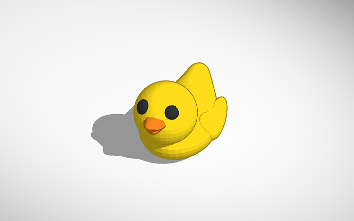 3D design duck - Tinkercad