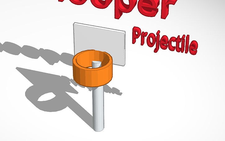 3D design Hooper (Projectile Game) - Tinkercad