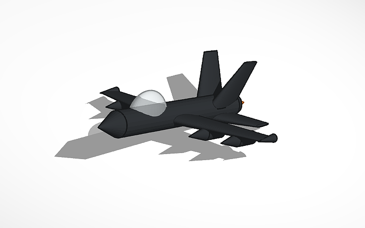 3D design Jet | Tinkercad