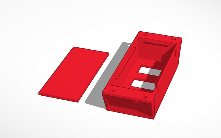 3D design 3 switch Box - Tinkercad