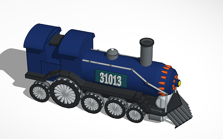 3D design Locomotive - Tinkercad