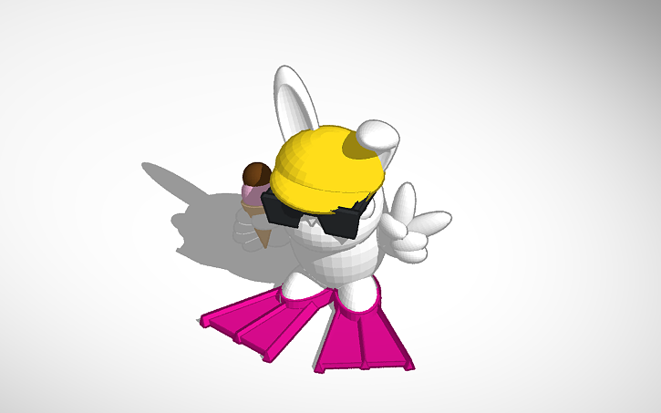 3d Design Matthew Paproski Bunny Tinkercad