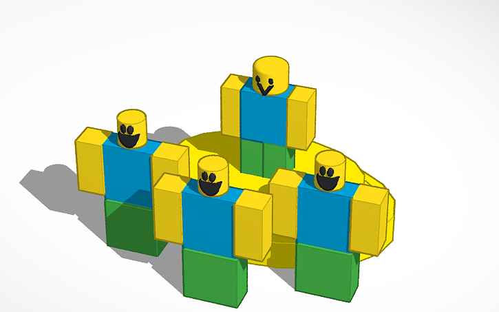 3D design noob statue | Tinkercad