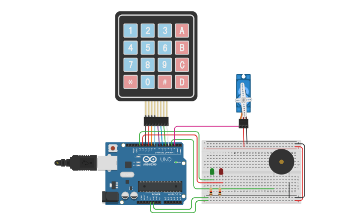 Circuit design code - Tinkercad