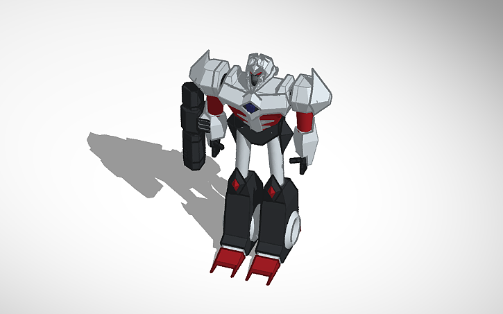 3D design Megatron Transformers Animated - Tinkercad