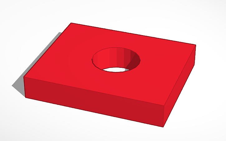 3D design hole | Tinkercad