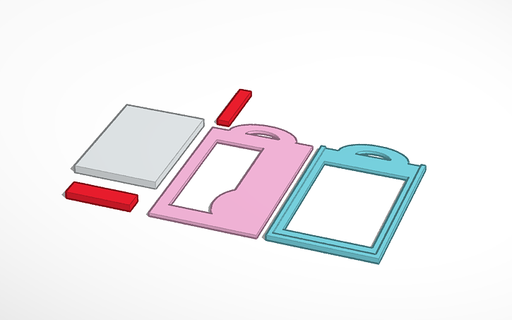 3D design ID case blank v2 | Tinkercad