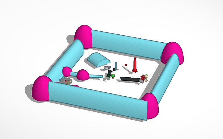 3D design Space living quaters. - Tinkercad