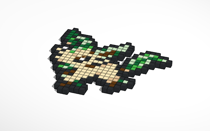 3D design Leafeon - Tinkercad