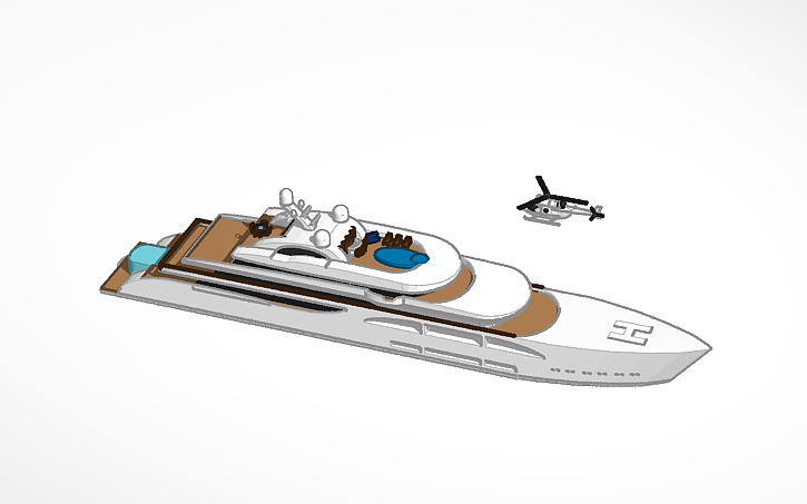 3D design cruise ship - Tinkercad