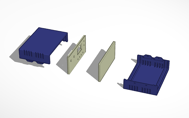 3D design PSU Large Case - Tinkercad