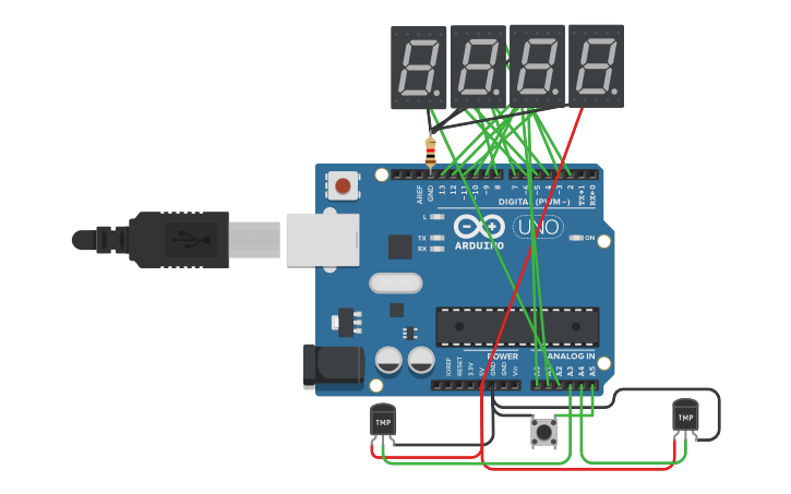 Circuit Design Weather Station Tinkercad