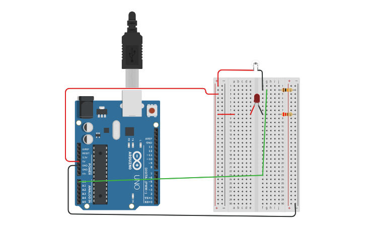 Circuit design Light Sensor and Serial Monitor - Tinkercad