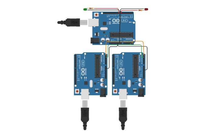 Circuit design Master - 2 slaves.V5 | Tinkercad