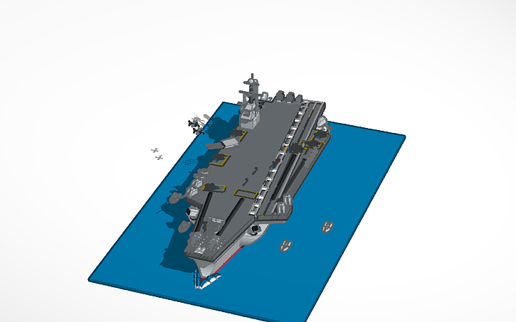 3D design Super warship - Tinkercad