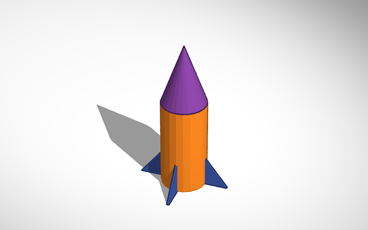 3D design Raket - Tinkercad