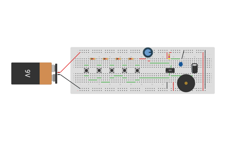 Circuit design Willibi Toy Organ - Tinkercad