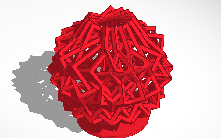 3d Design Charless Lattice Cube Tinkercad