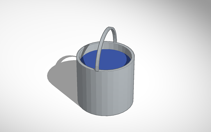 3D design Water Bucket - Tinkercad