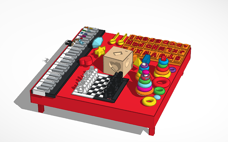 3D design Educational toys for kids - Tinkercad