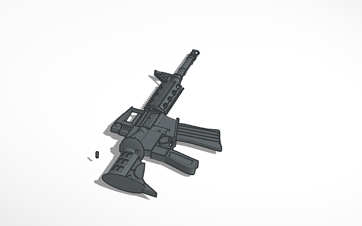 3D design gun - Tinkercad