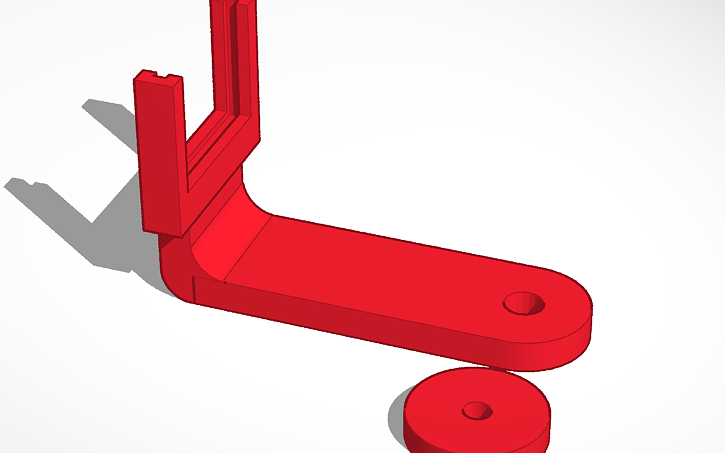 3D design Raspberry Camera Support - Tinkercad